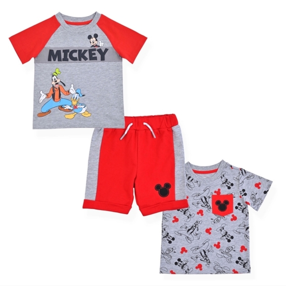 Disney | Matching Sets | The Mickey Mouse 3 Piece Short Set | Poshmark